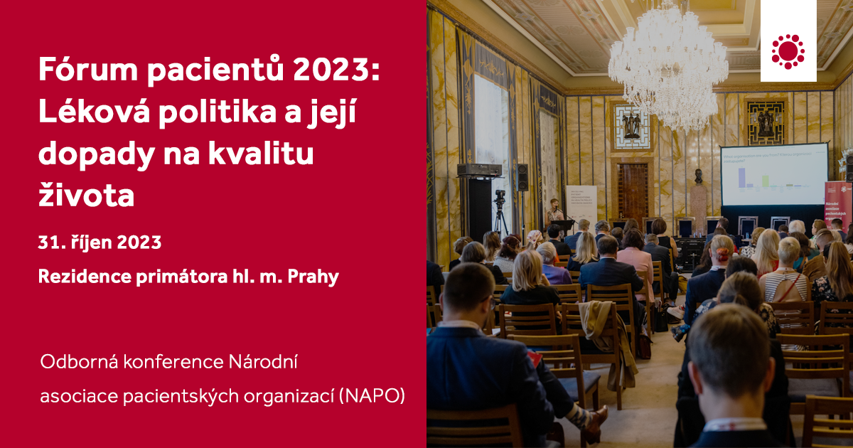 Fórum pacientů 2025: prostor konference
